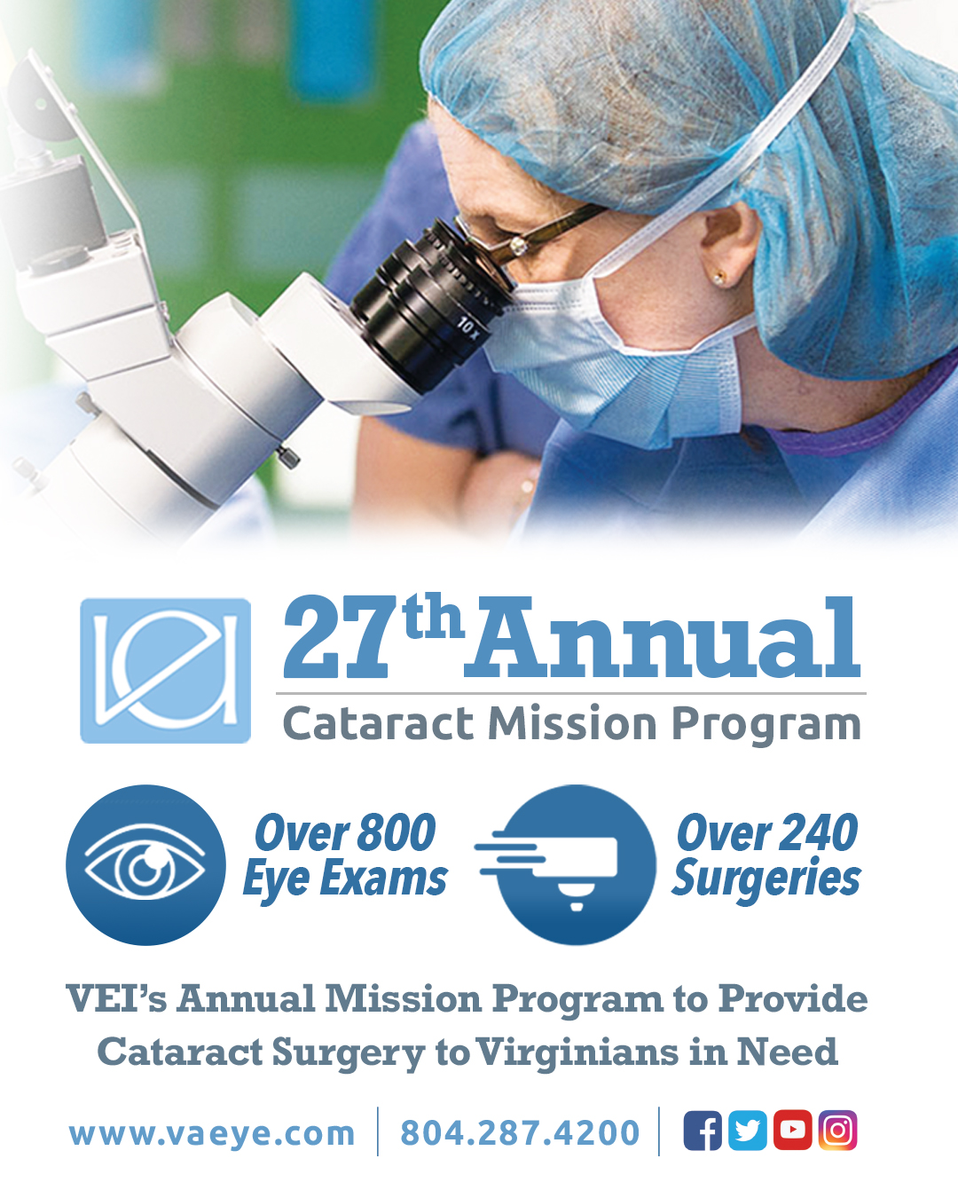 VEI's 27th Annual Cataract Mission - Virginia Eye Institute