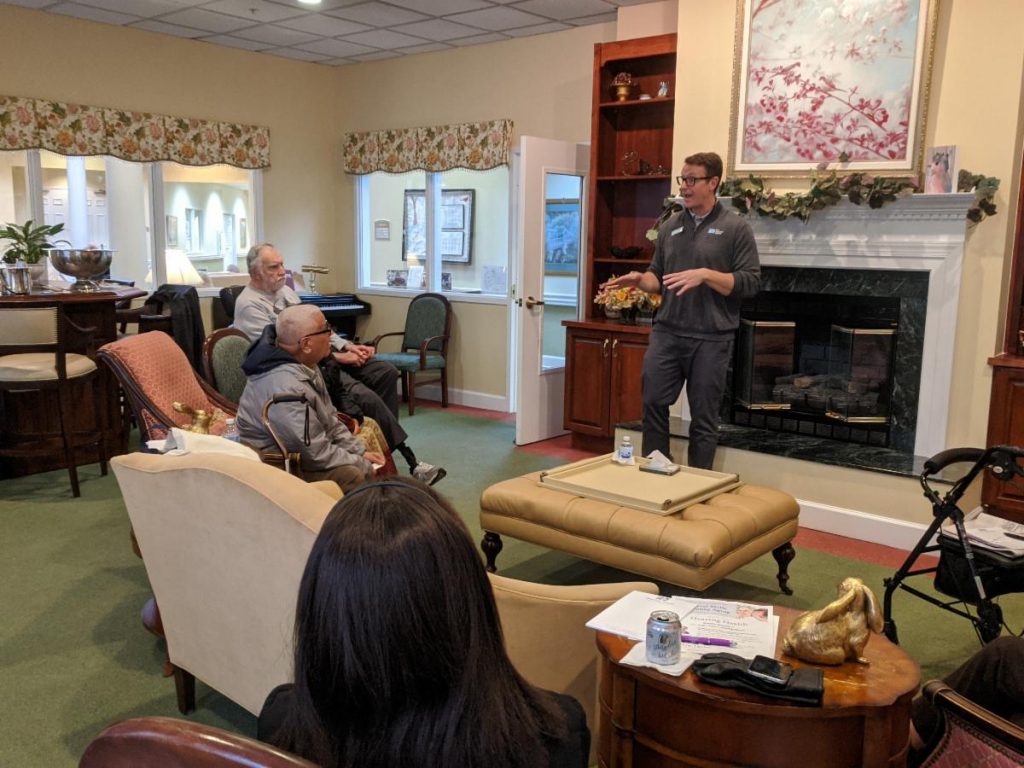 Travis Page at the Dunlop House - Virginia Eye Institute