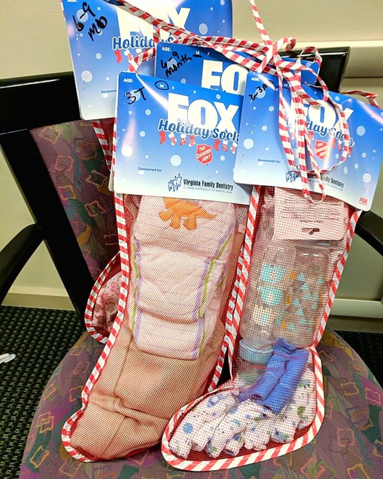Christmas Stockings - Virginia Eye Institute