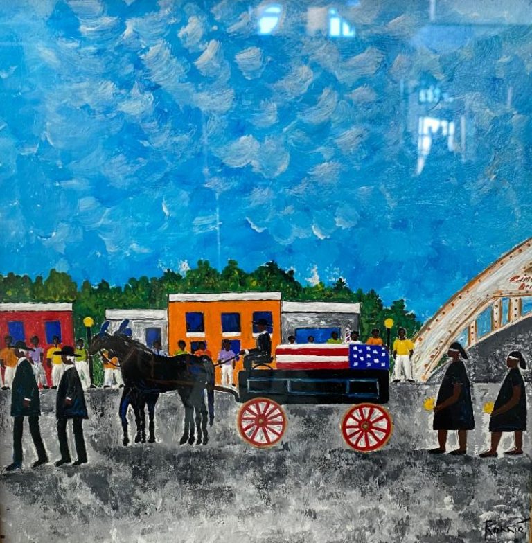 February Artist of the Month: Ronnie T. (Painter) - Virginia Eye Institute